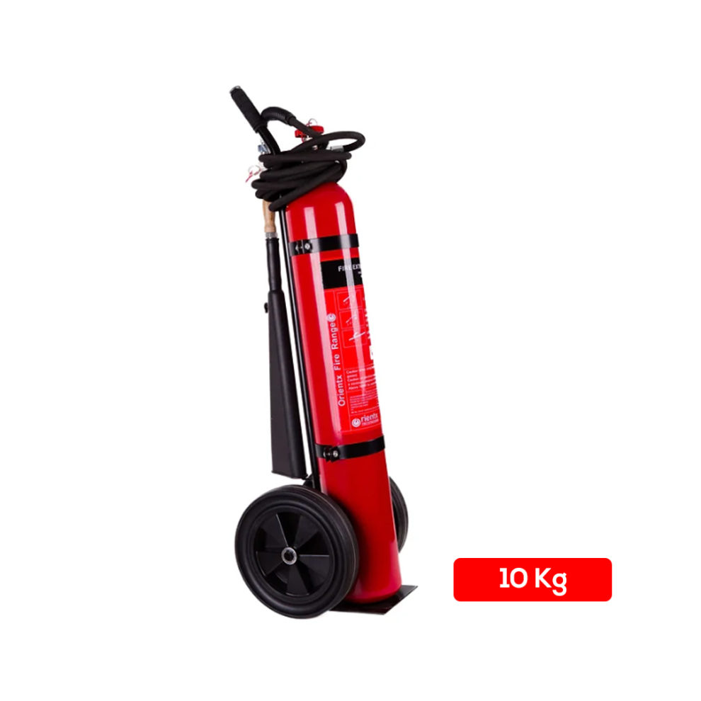 Orientx 10 KG CO2 Trolley, Fire Extinguisher, BS EN3 – firesouq.com