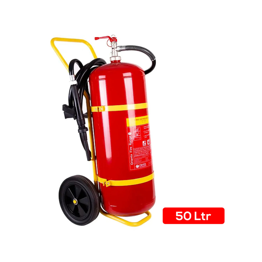 Orientx 50L Foam Trolley, Fire Extinguisher, BS EN3 – firesouq.com